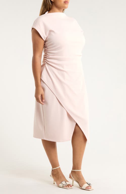 NORDSTROM Ruched Cap-Sleeve Dress